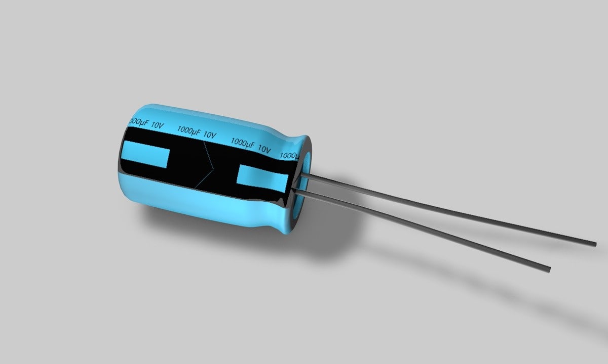 free capacitor 3d model