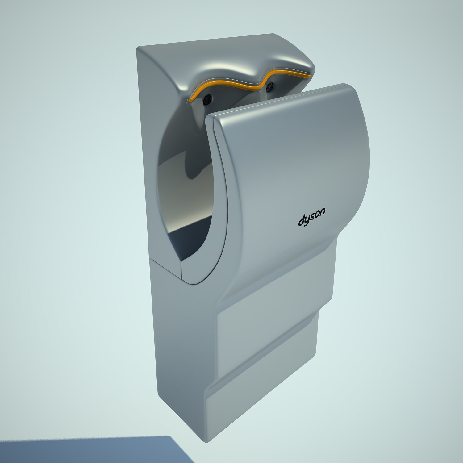 hand dryer dry 3d model