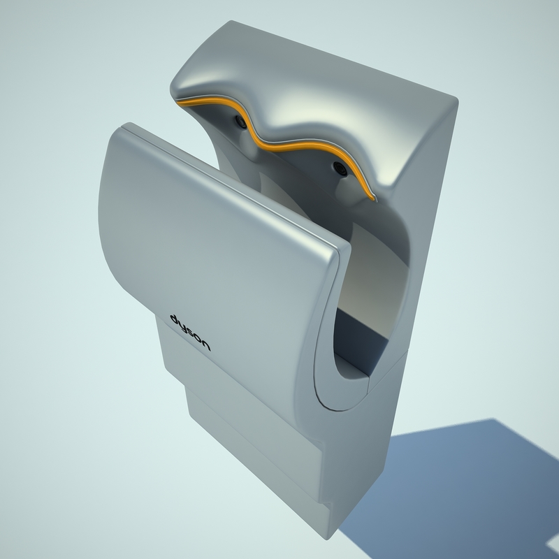 hand dryer dry 3d model