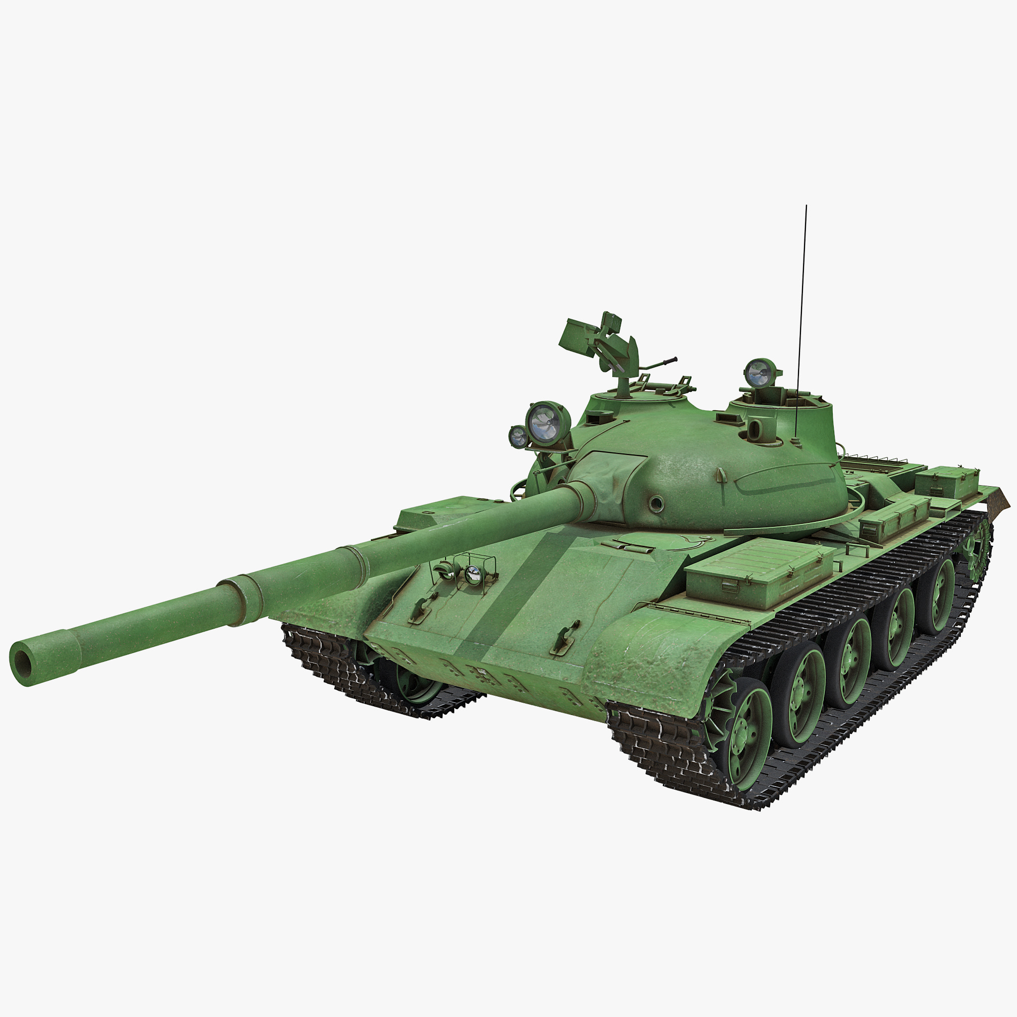 3d model t-62 soviet main battle tank