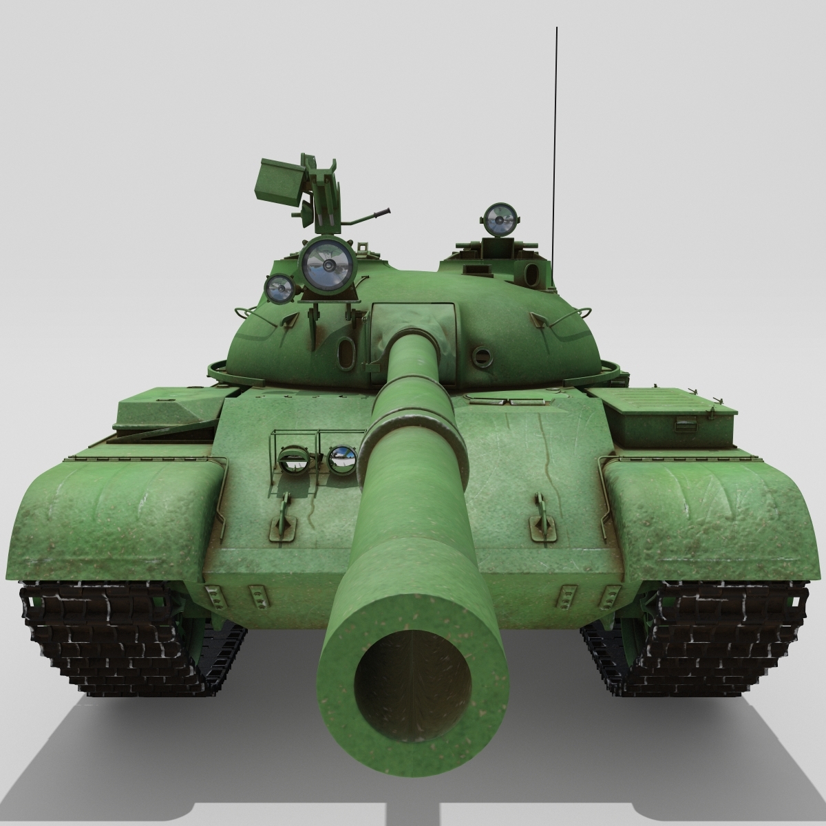 3d model t-62 soviet main battle tank