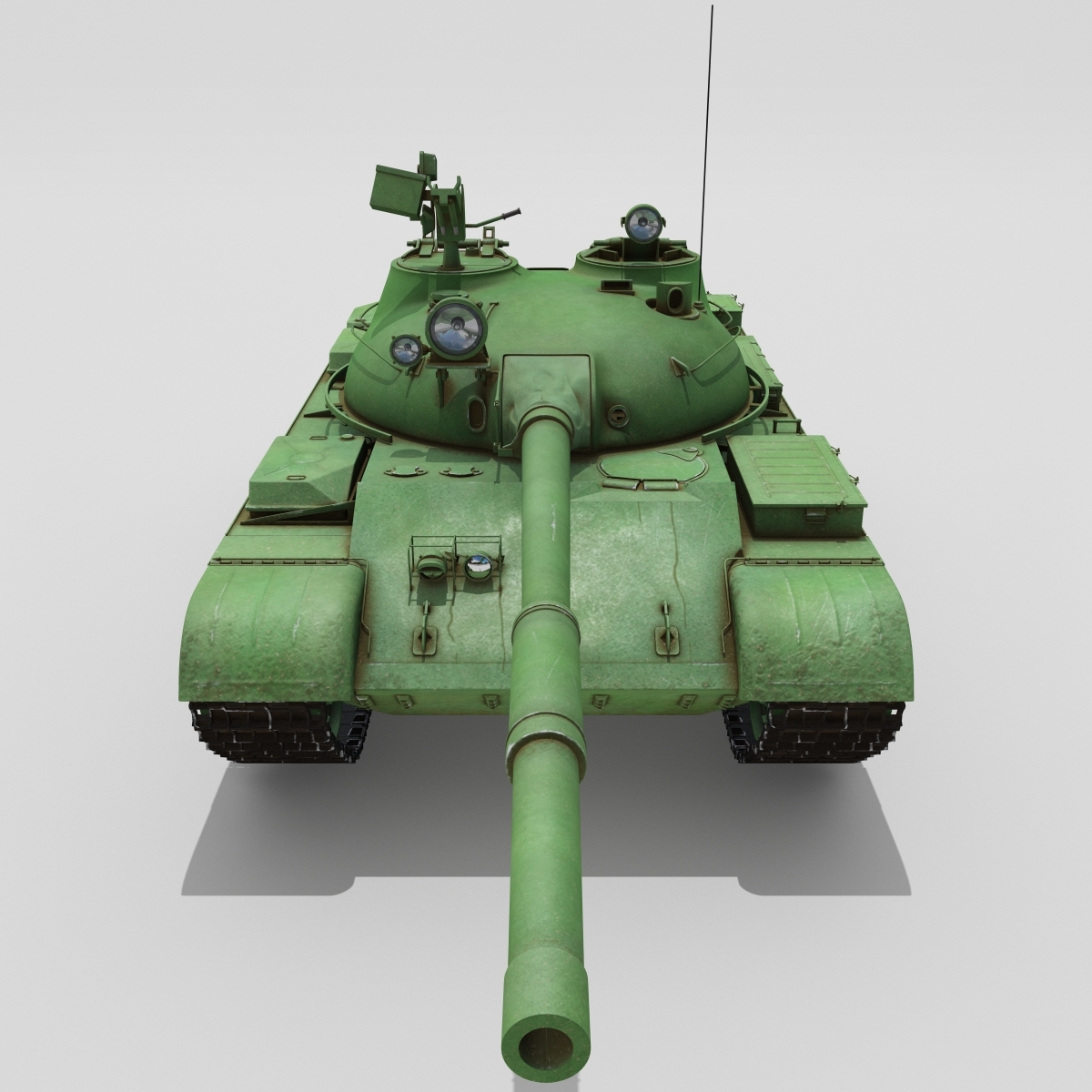 3d model t-62 soviet main battle tank