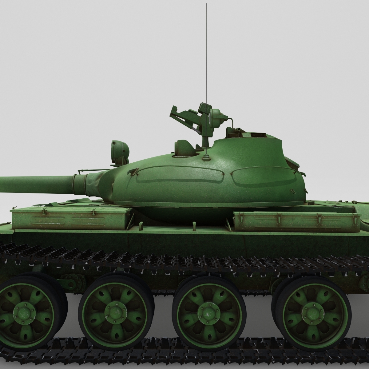 3d model t-62 soviet main battle tank