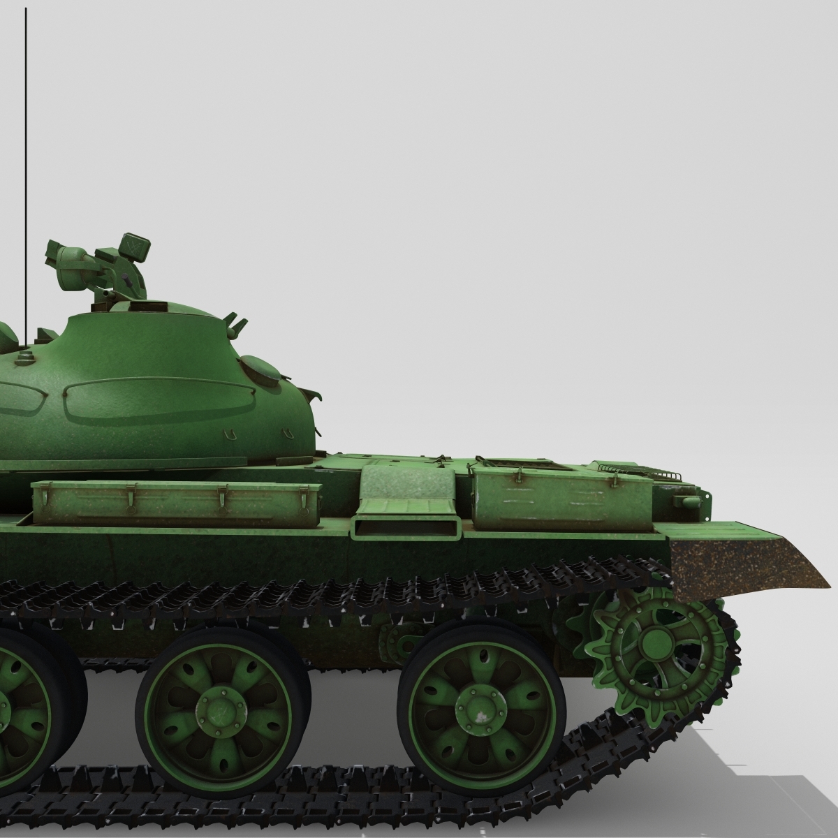 3d model t-62 soviet main battle tank