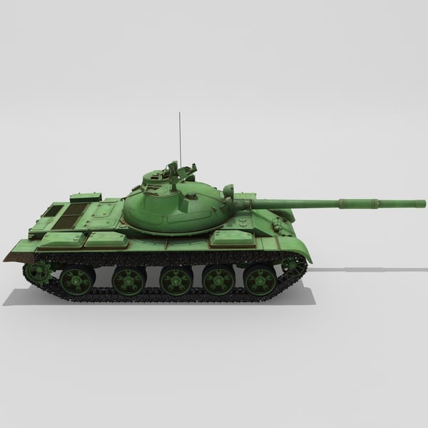 3d model t-62 soviet main battle tank
