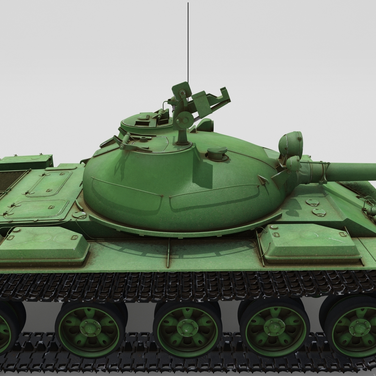 3d model t-62 soviet main battle tank