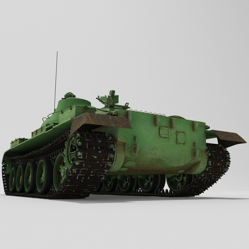3d model t-62 soviet main battle tank