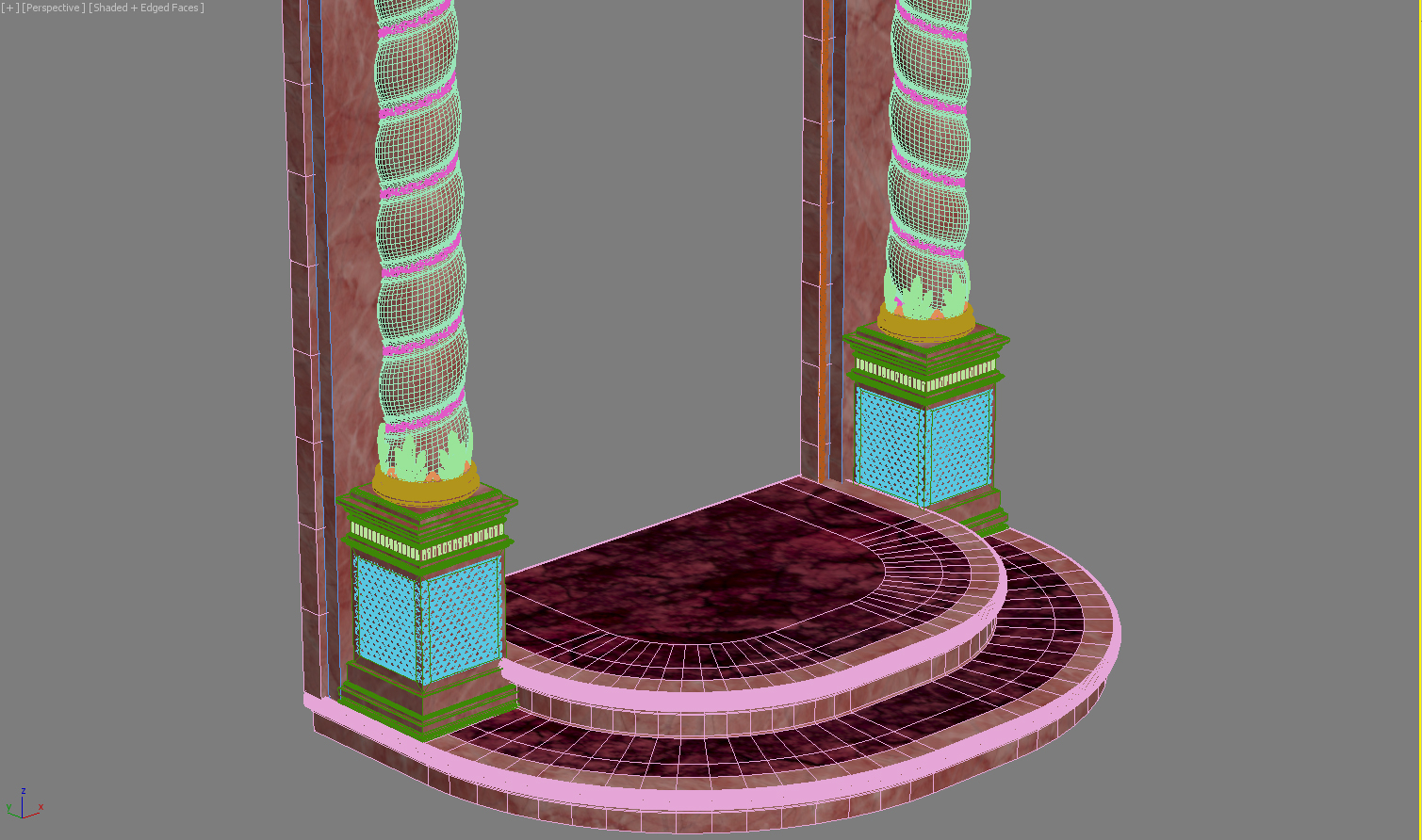 jewish sacred gate 3d model