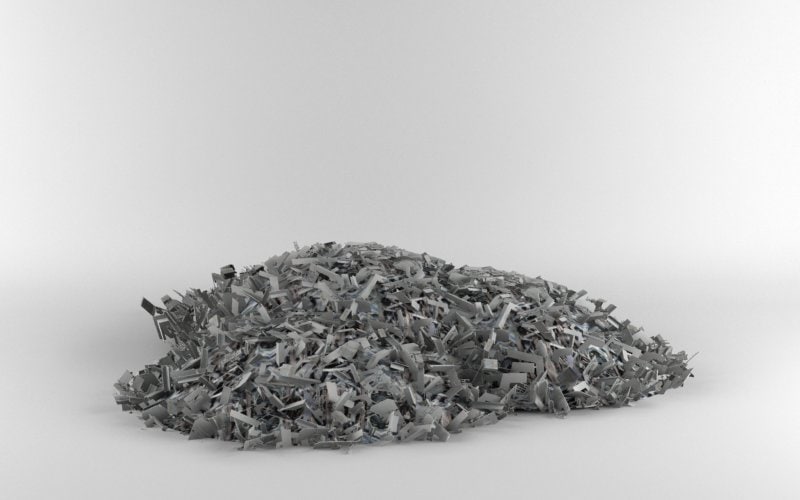 3d model pile scrap