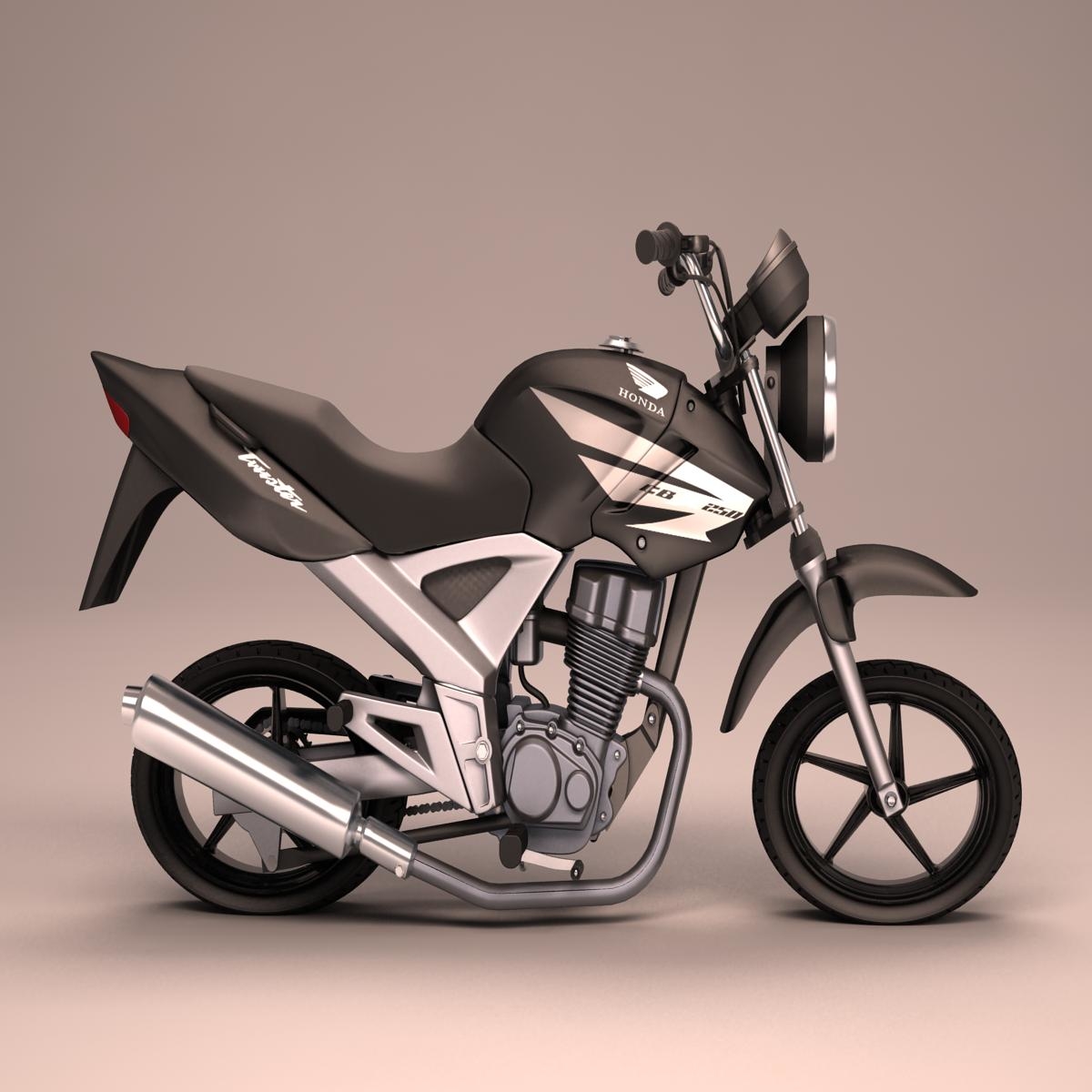 3d honda cbx toon bike model