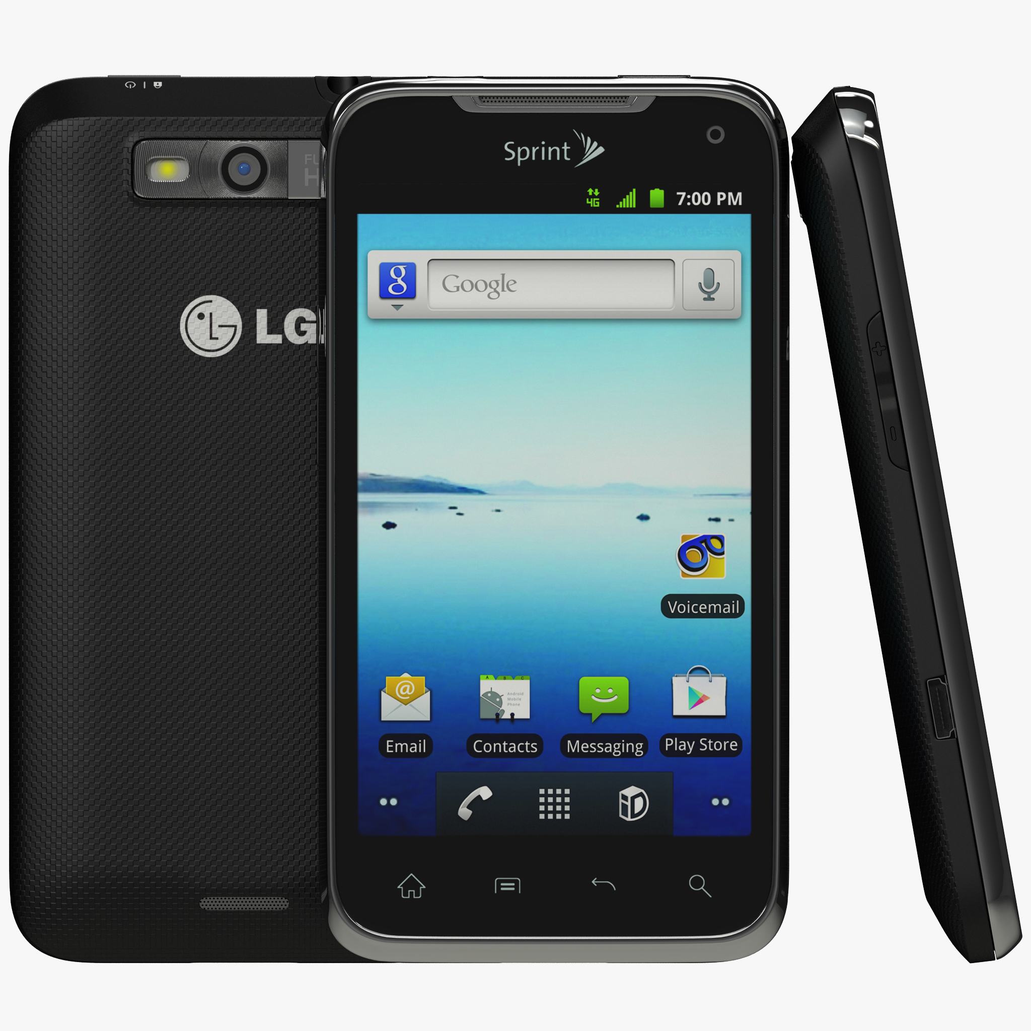 LG Viper 4G LTE LS840 Modelo 3D - TurboSquid 783497