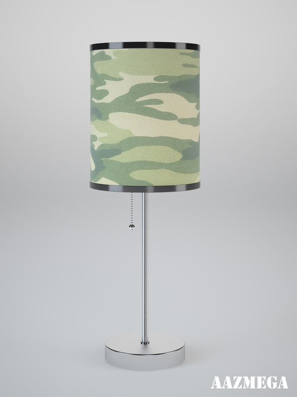 3d model military lamp