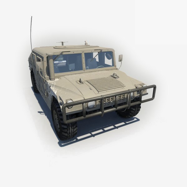 sa-6 gainful missile radars 3d model