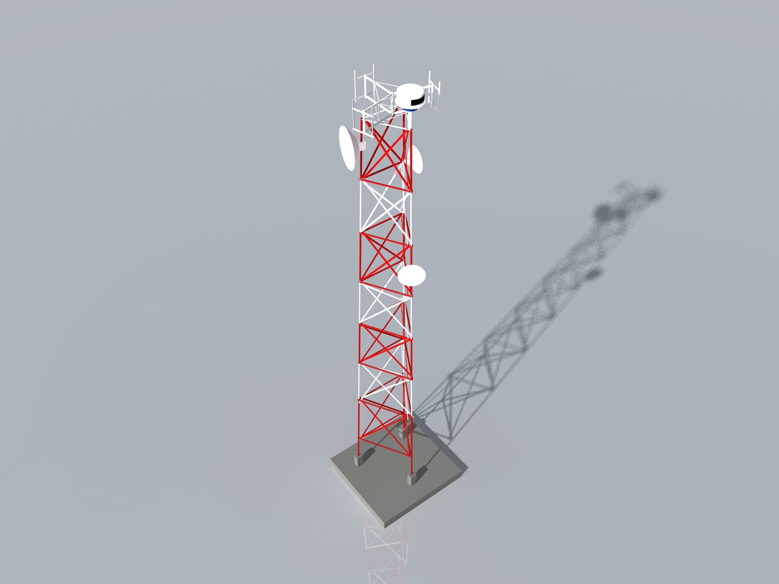 3d model radio tower