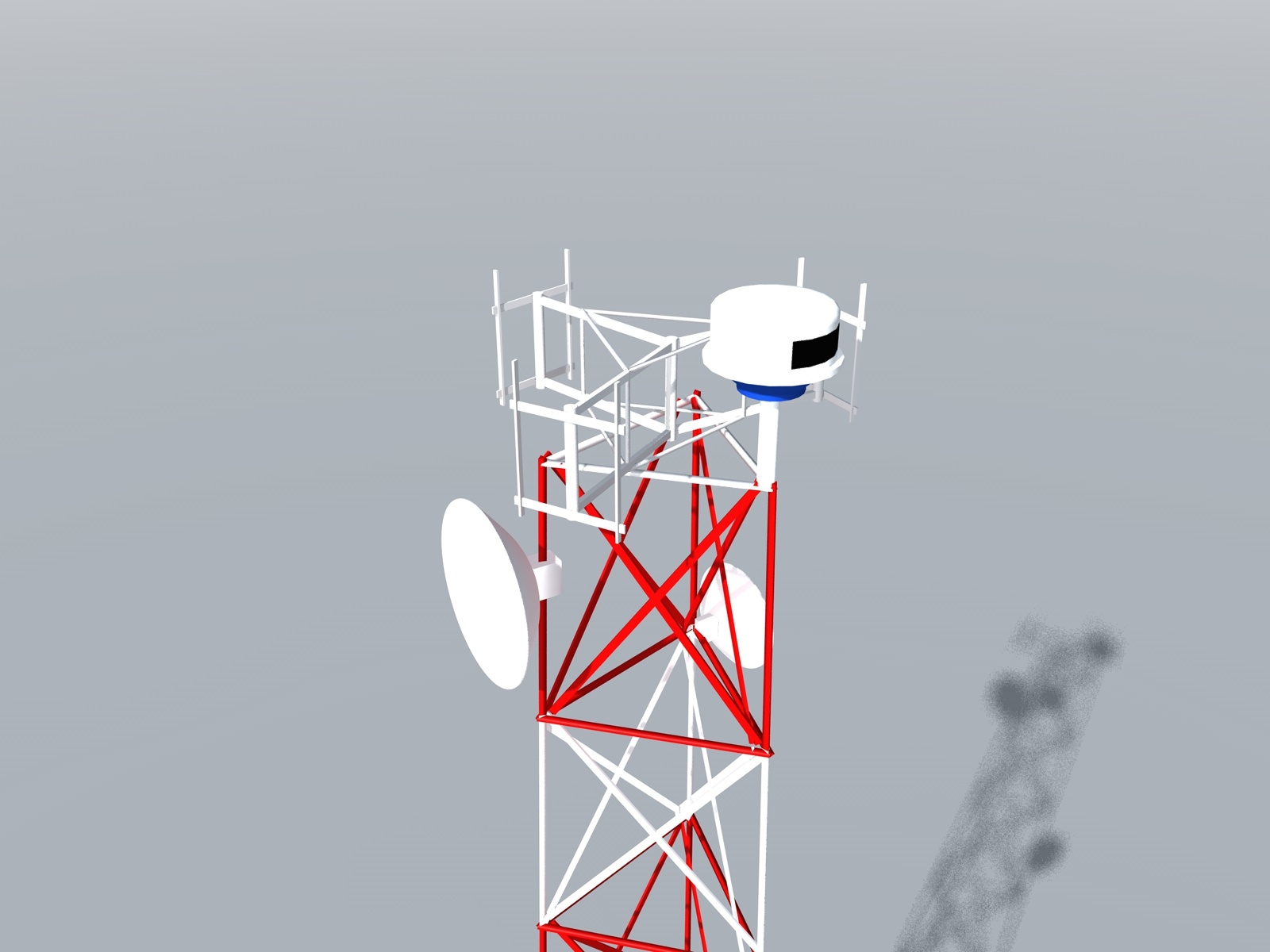 3d model radio tower