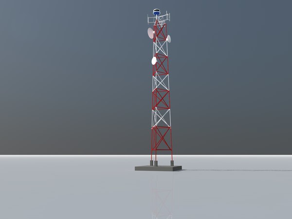3d model radio tower