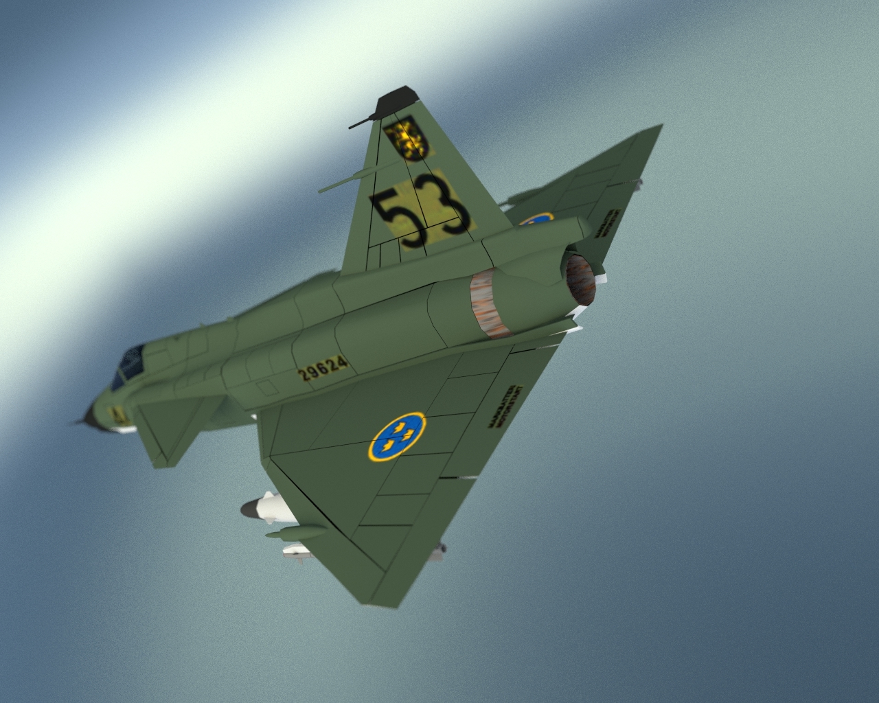 saab viggen 3ds