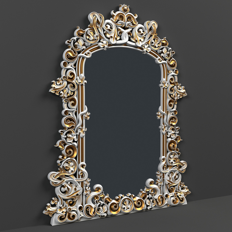 3d mirror frame