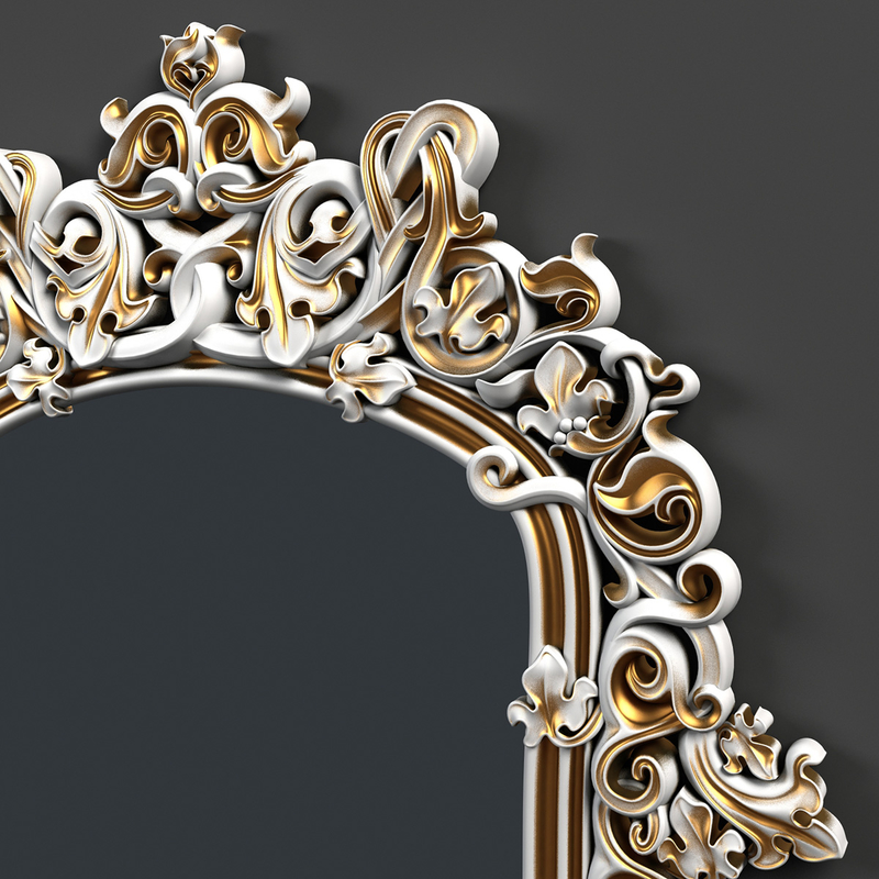 3d mirror frame