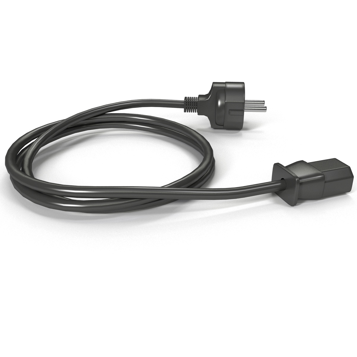 3d model pc power cable