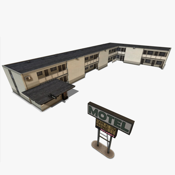 motel building 3d max
