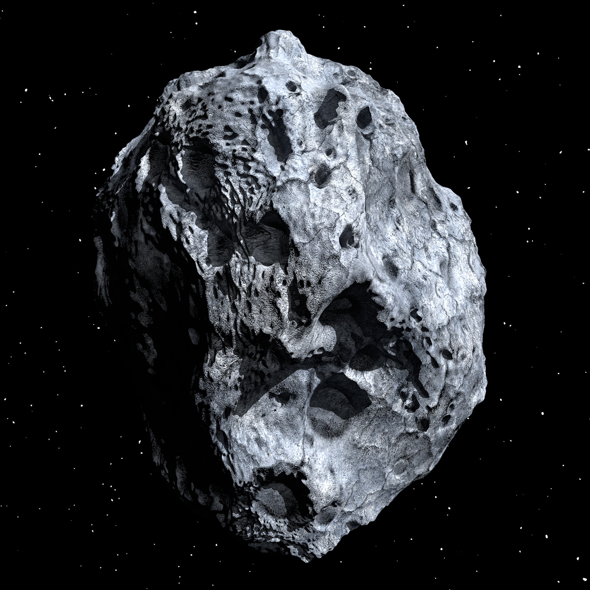 modeled asteroids 3d 3ds