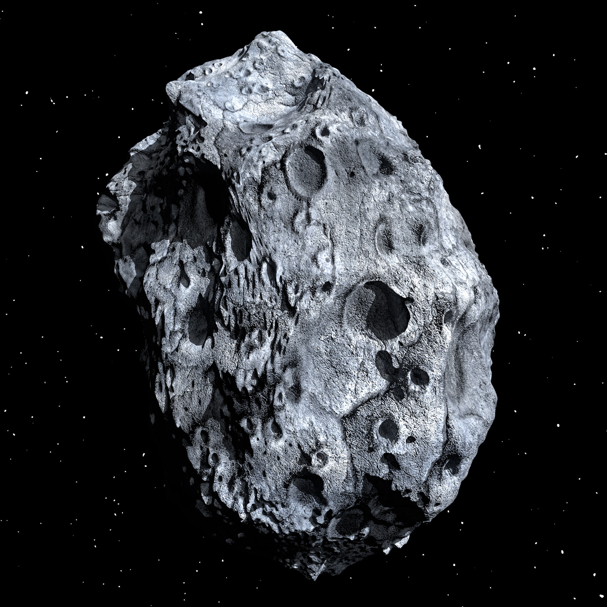 modeled asteroids 3d 3ds