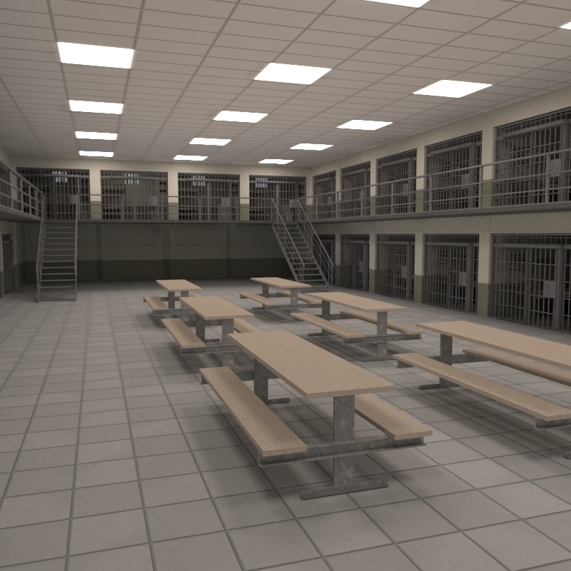 3d model prison complex