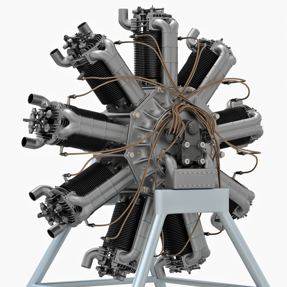3d bristol jupiter engine model