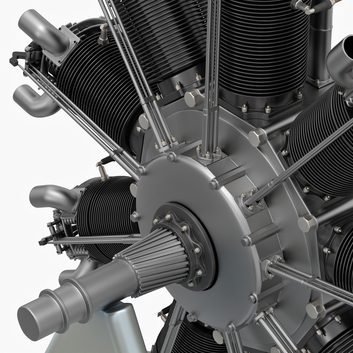 3d bristol jupiter engine model