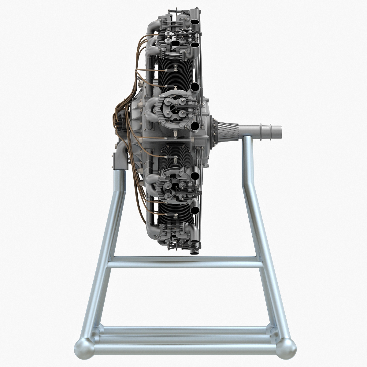 3d bristol jupiter engine model