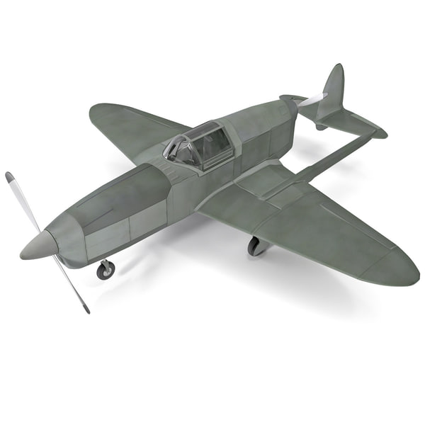 3d world war ii aircraft model