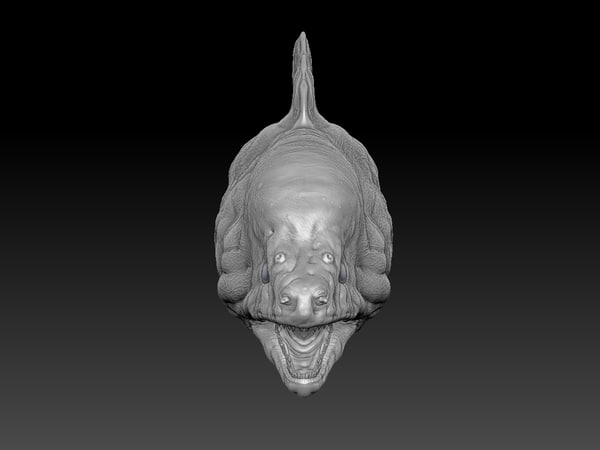 moray eel 3d model