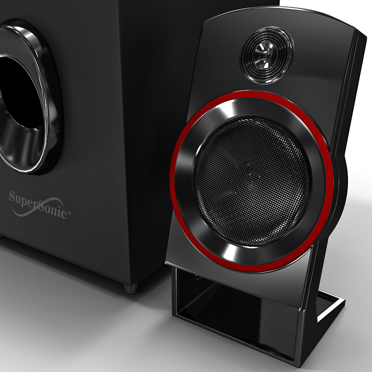 3ds max speaker supersonic