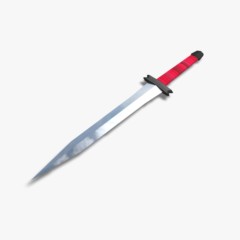free simple sword 3d model