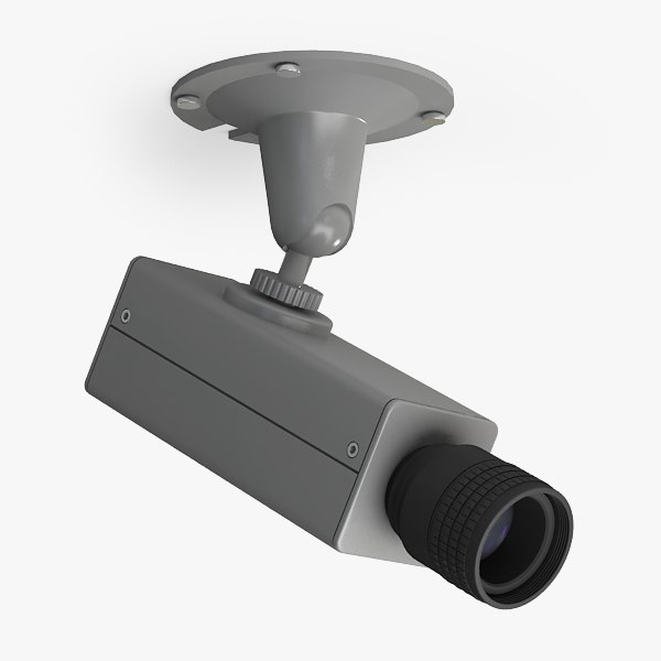 3d model security camera