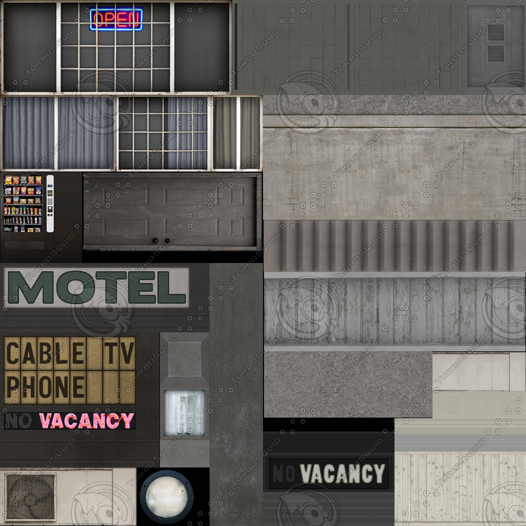 motel building 3d max