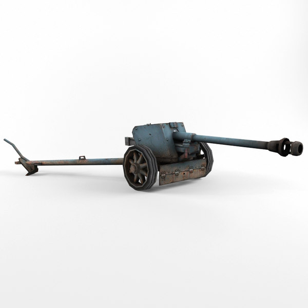 3d model of pak 40