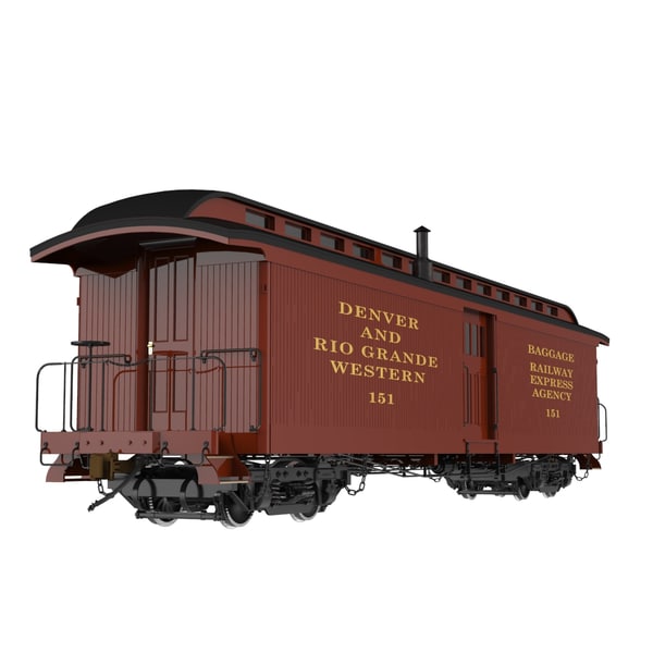 3d pullman passenger truck model