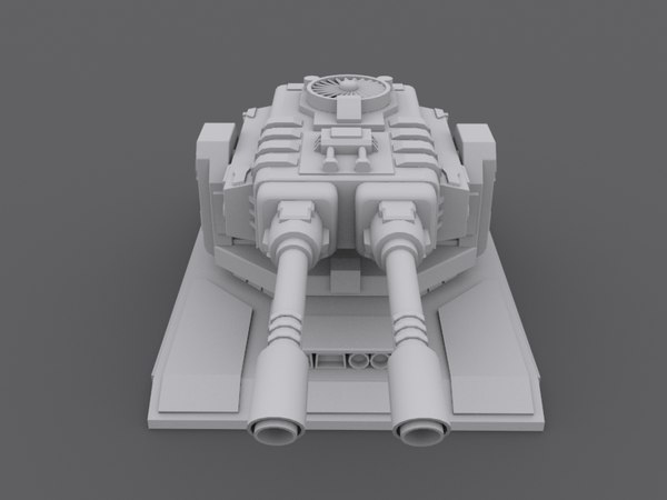 3ds max laser turret