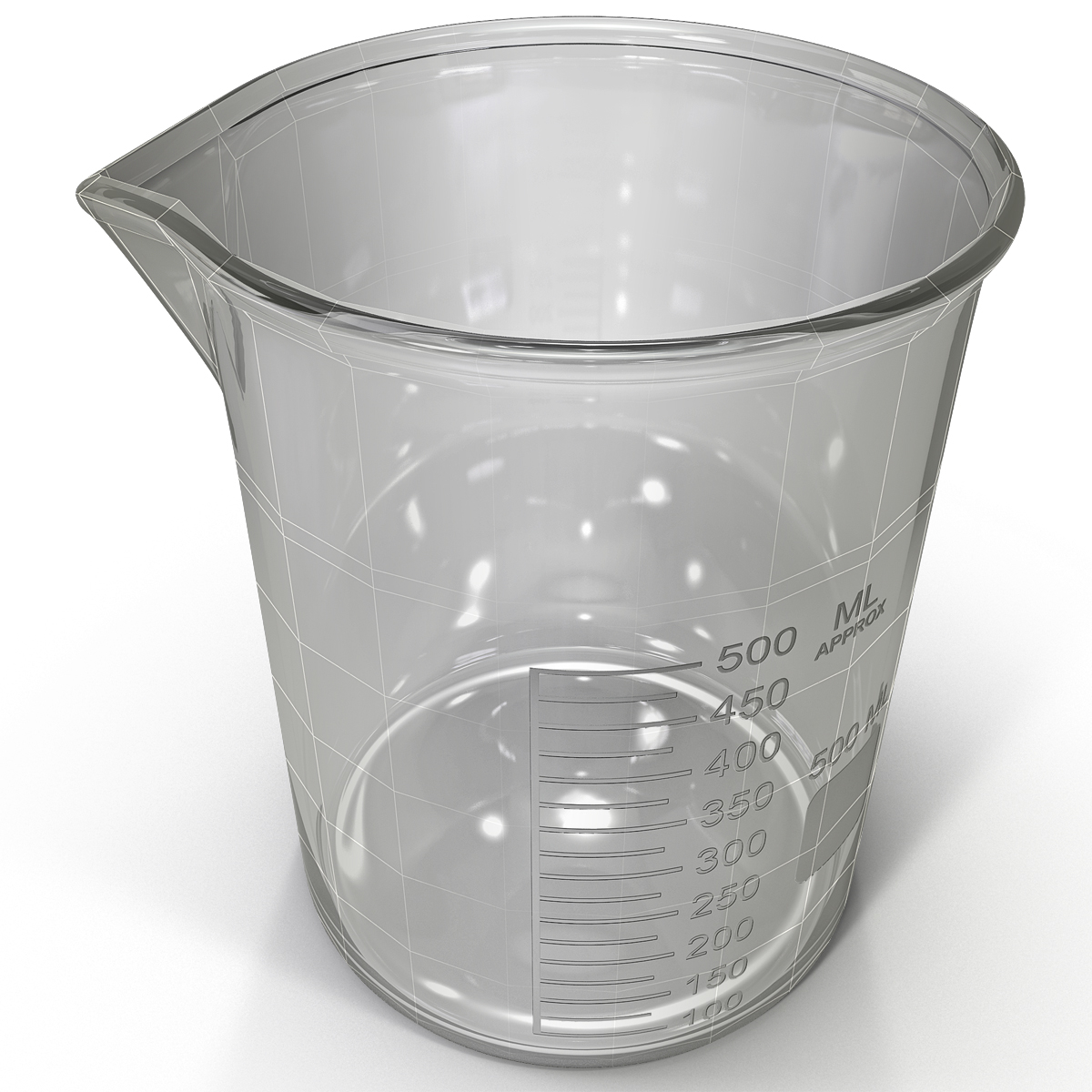 3ds max beaker 500 ml