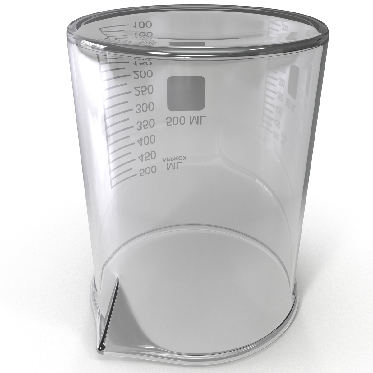 3ds max beaker 500 ml