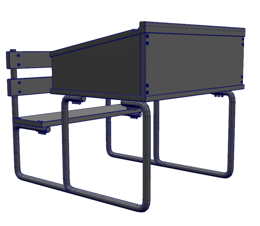 maya school desk