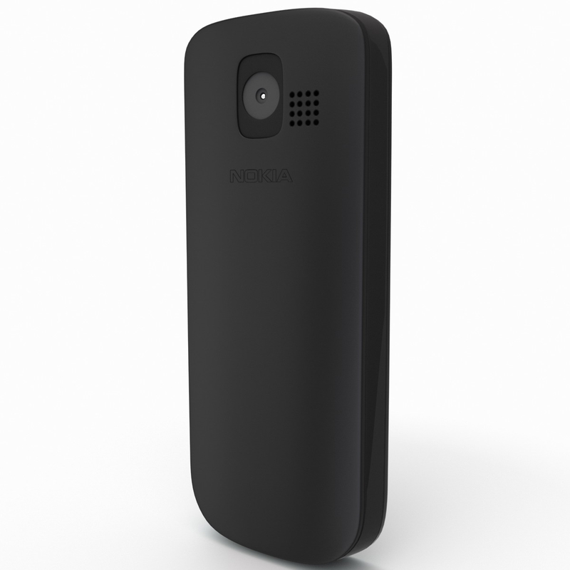 3d nokia 113 black model