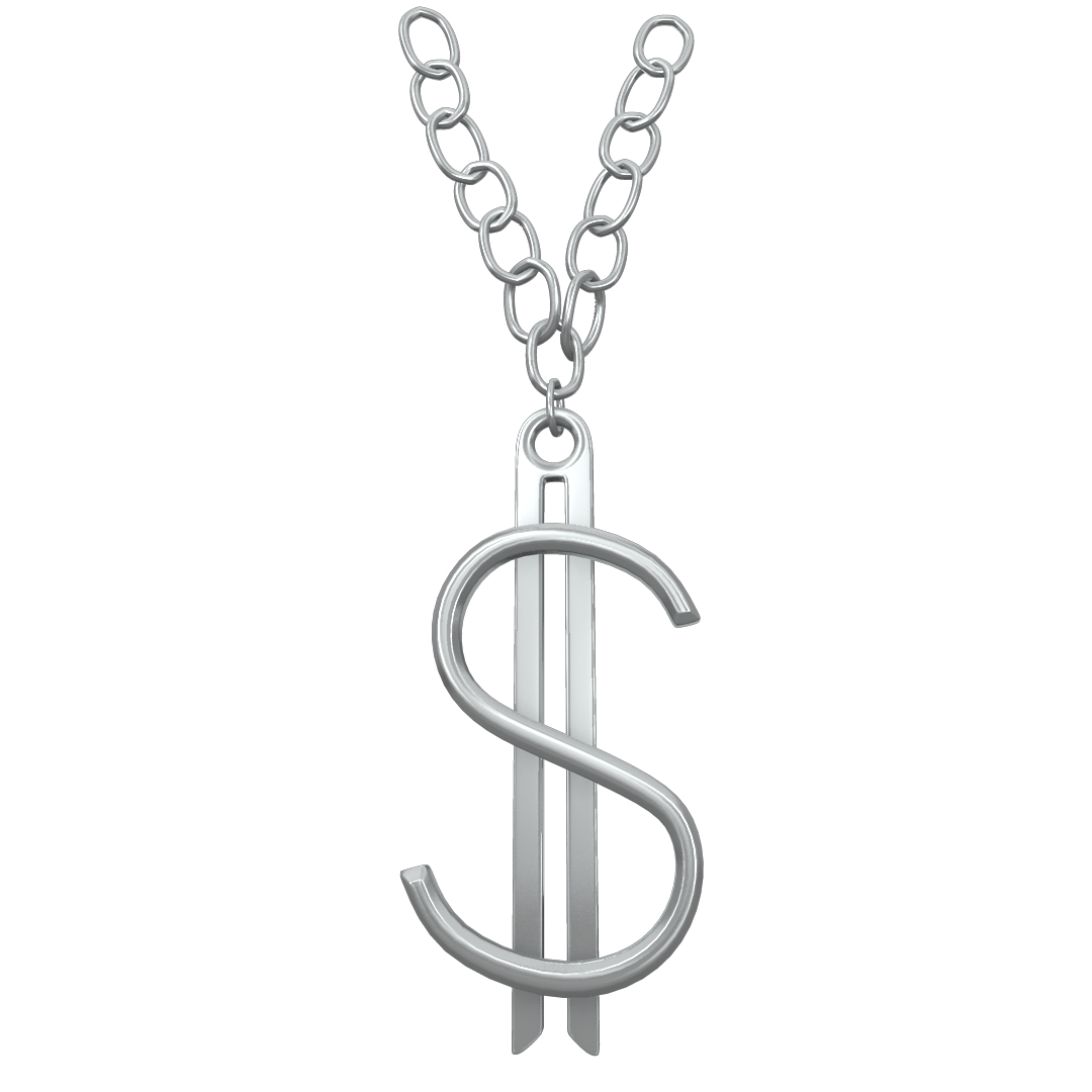 dollar chain 3d model
