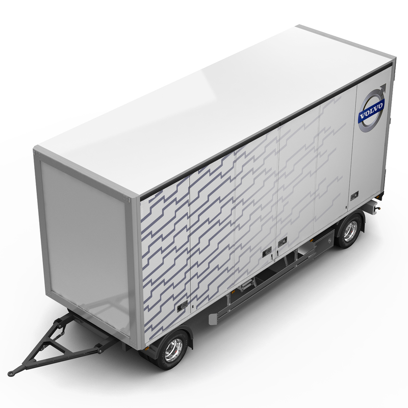 box trailer 3d model