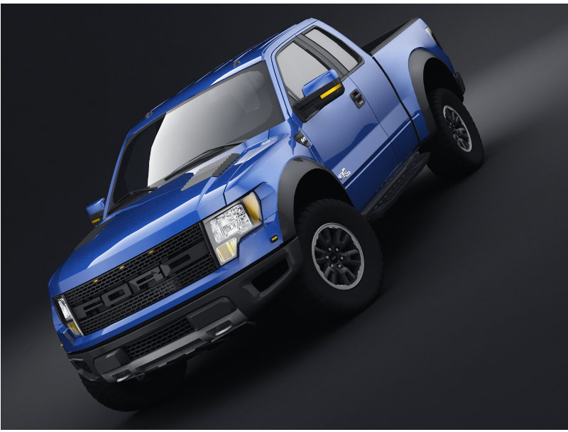 3d model f-150 svt raptor