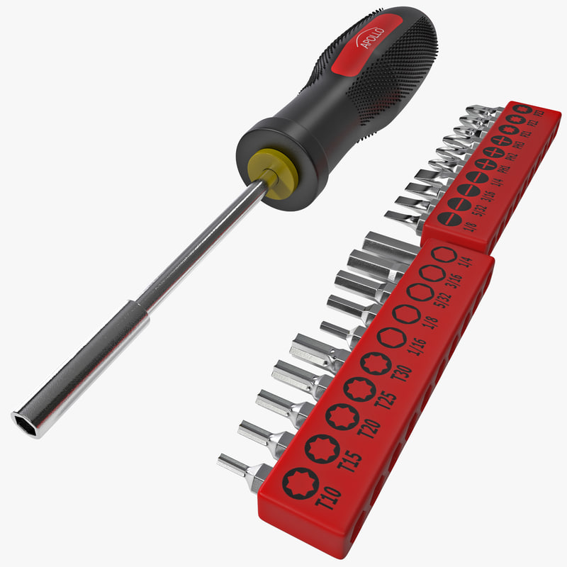 3d bit driver screwdriver set