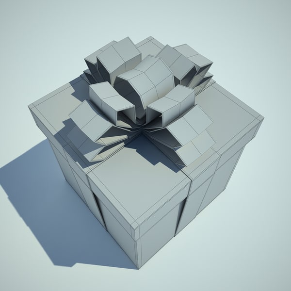 3d model gift box