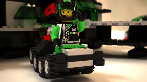 lego space police 3d model